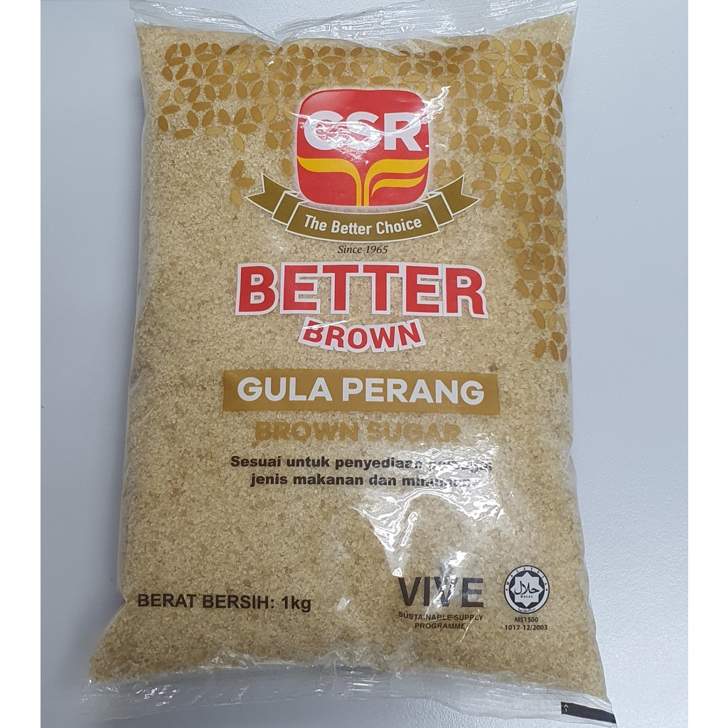 CSR Better Brown Sugar 1 Kg [Gula Merah] | Shopee Malaysia