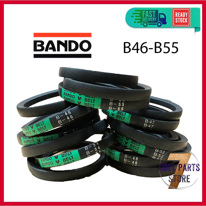 BANDO V Belt B46 B47 B48 B49 B50 B51 B52 B53 B54 B55 Bando V Belt - 100% ORIGINAL | Shopee Malaysia