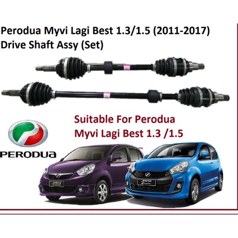 ORIGINAL PERODUA MYVI LAGI BEST 1.3/1.5 DRIVE SHAFT | Shopee Malaysia