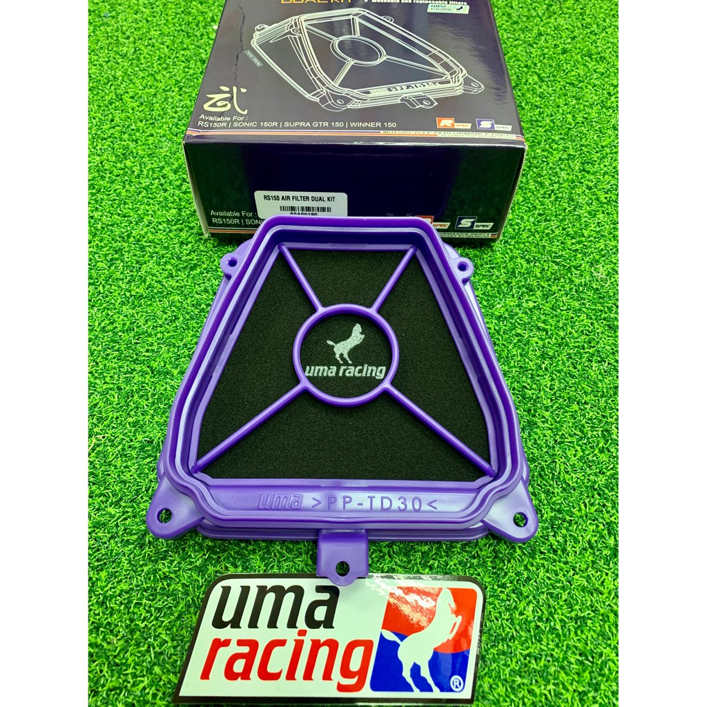 UMA RACING AIR FILTER DUAL KIT RS150R/FZ150i/NVX155/PCX150 | Shopee ...