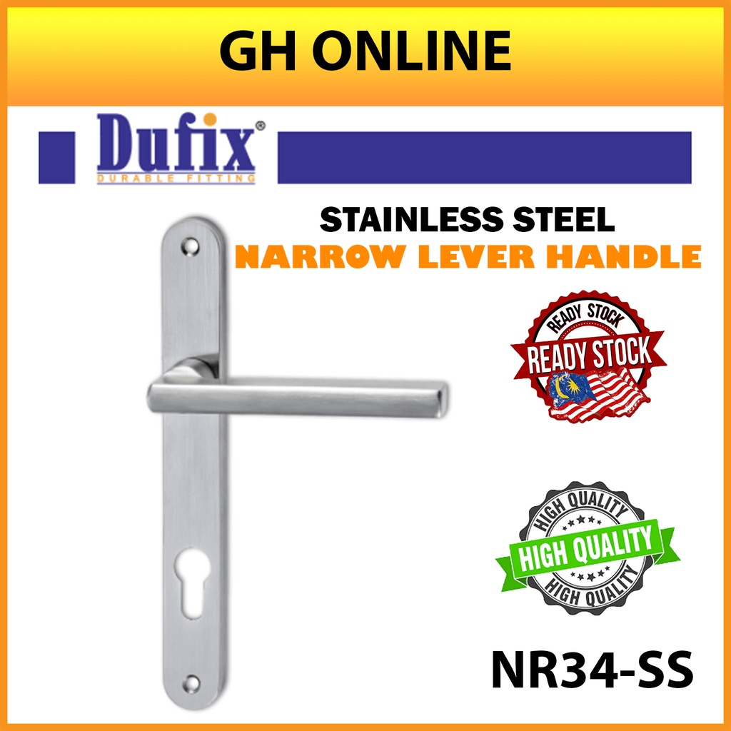 GRILL LOCK LEVER HANDLE SET STAINLESS STEEL SUS 304 NARROW LEVER HANDLE ...