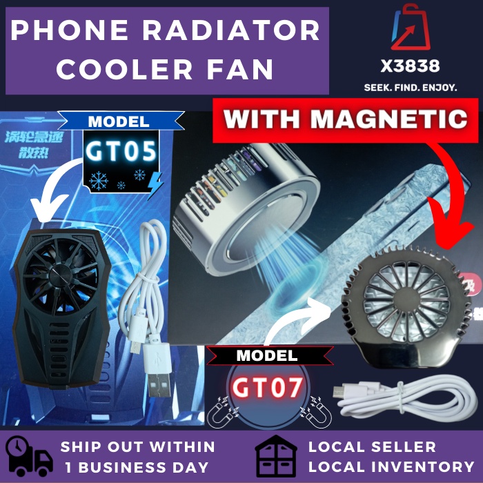 Mobile Phone Cooler Radiator GT05 Universal Portable GT07 Reduce Heat ...