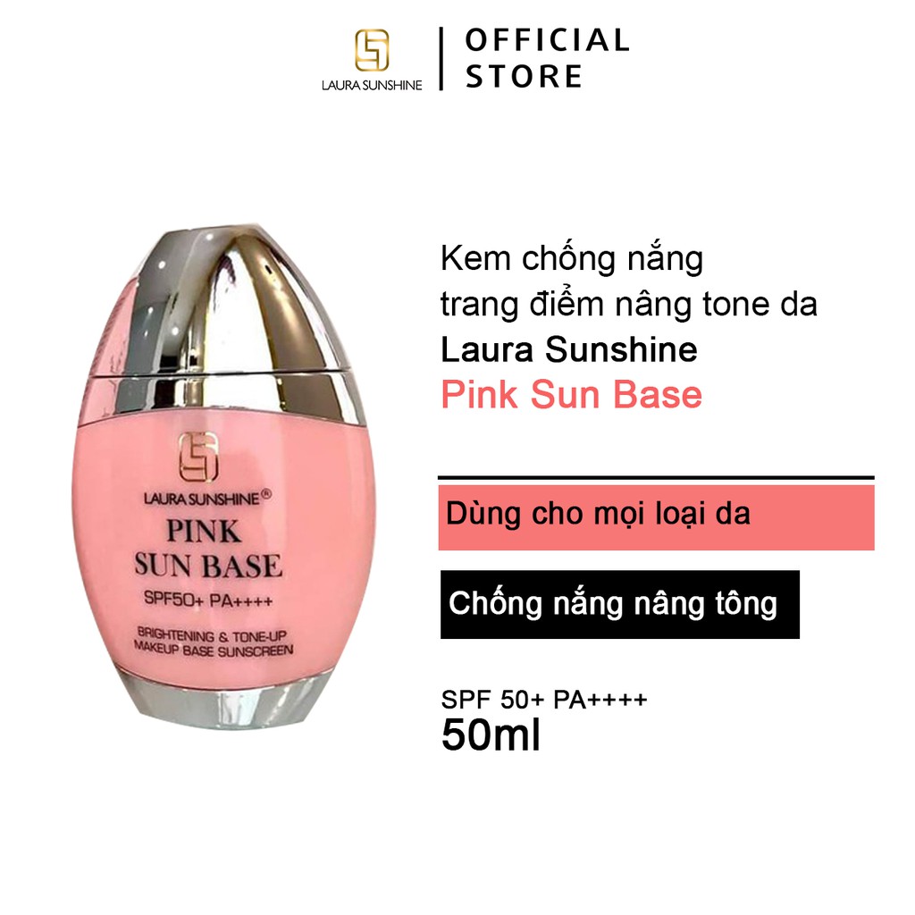 Laura Sunshine Pink Sun Base Nhat Kim Anh skin tone enhancing makeup ...