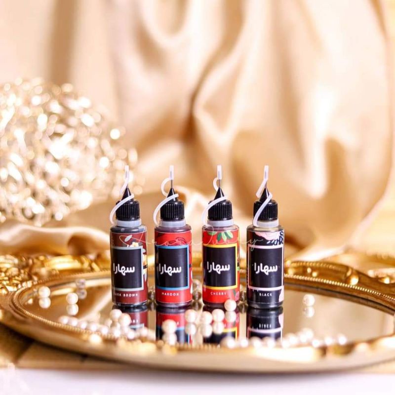 ORIGINAL INAI SAHARA PREMIUM NAIL INAI HENNA (MAROON DARK BROWN RED ...