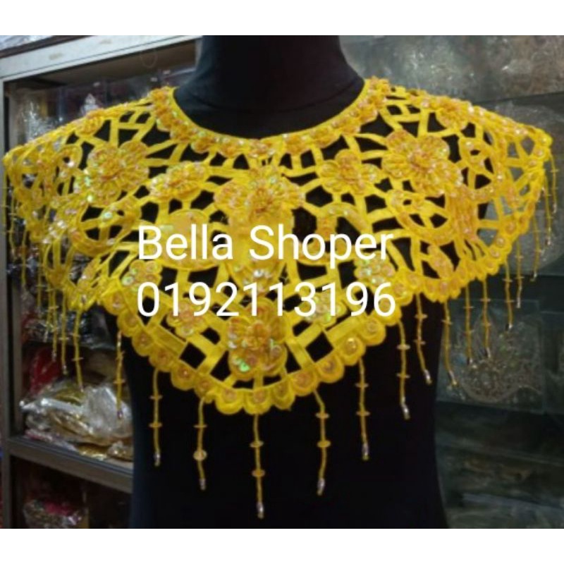 BOLERO CAPE TARIAN MELAYU DANCE DANCING ADAT TUTUP DADA TRADISIONAL ...