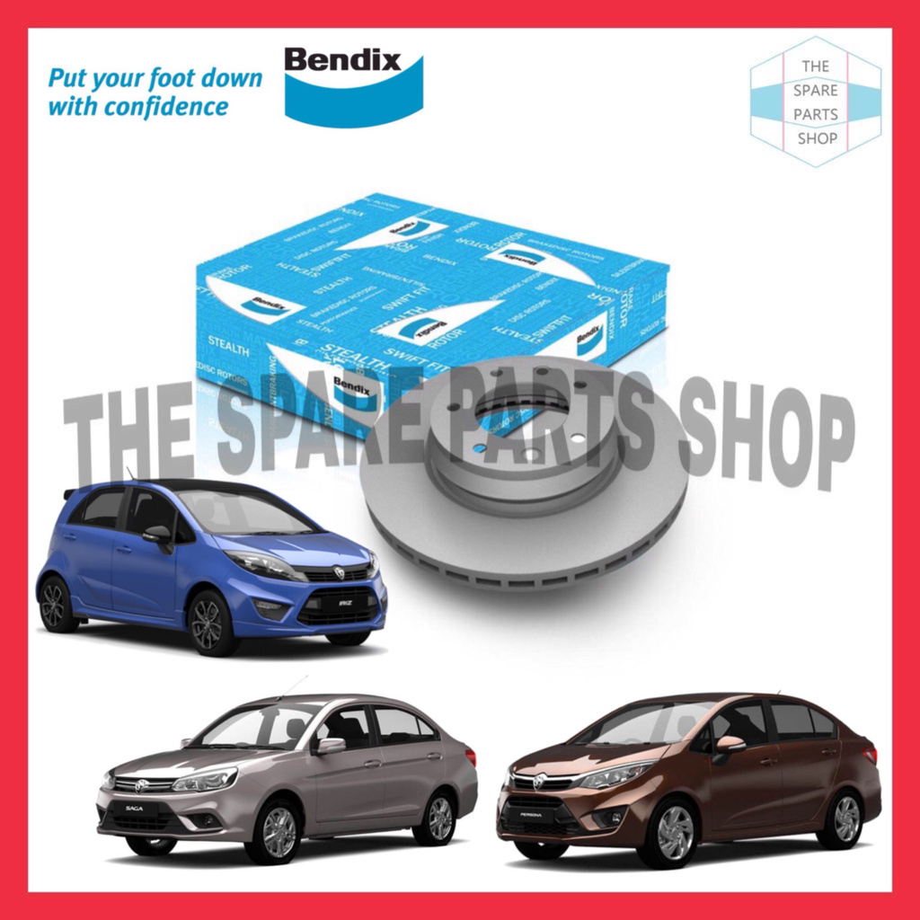 PROTON IRIZ PERSONA 17’ SAGA VVT FRONT BRAKE DISC ROTOR / ULTIMATE ...