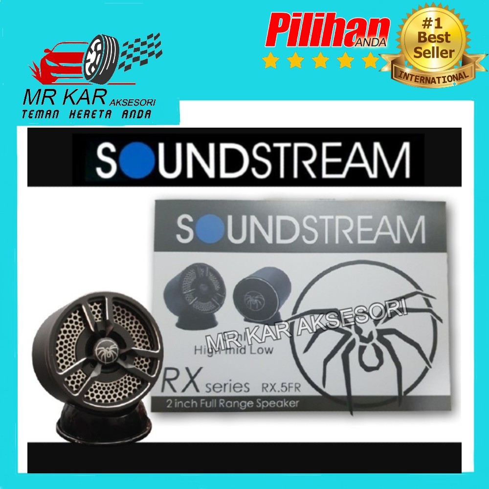 ORIGINAL SOUNDSTREAM RX.5FR 2" FULL RANGE TWEETER SPEAKER - HIGH MID ...