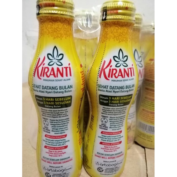 KIRANTI SEHAT DATANG BULAN/KIRANTI MINUMAN SEHAT ALAMI @150ML | Shopee ...