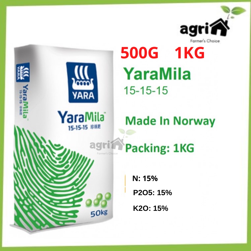 500G 1KG Yara YaraMila 15-15-15 Imported Growing Fertilizer Baja ...