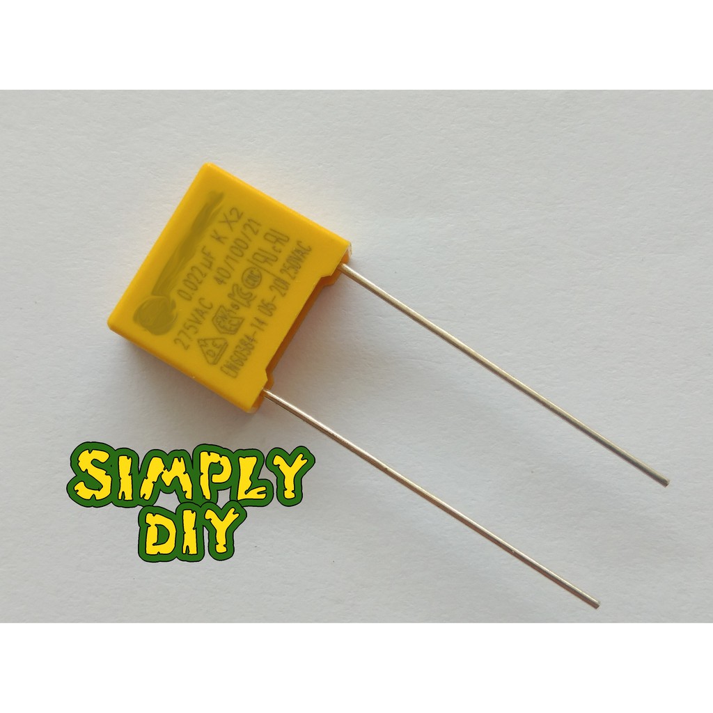1pcs 275V X2 Pitch 10mm 0.022uF 22nF 223 Safety Capacitor 22-nF 0.022 ...