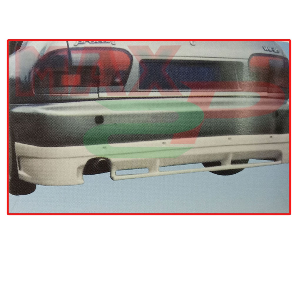 Proton Wira Aeroback Rear Skirt MG Style Rear Back Skirt Side Skirt ...