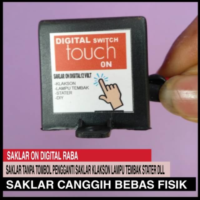 TOMBOL Switch switch Without Button ON And Digital 12v | Shopee Malaysia