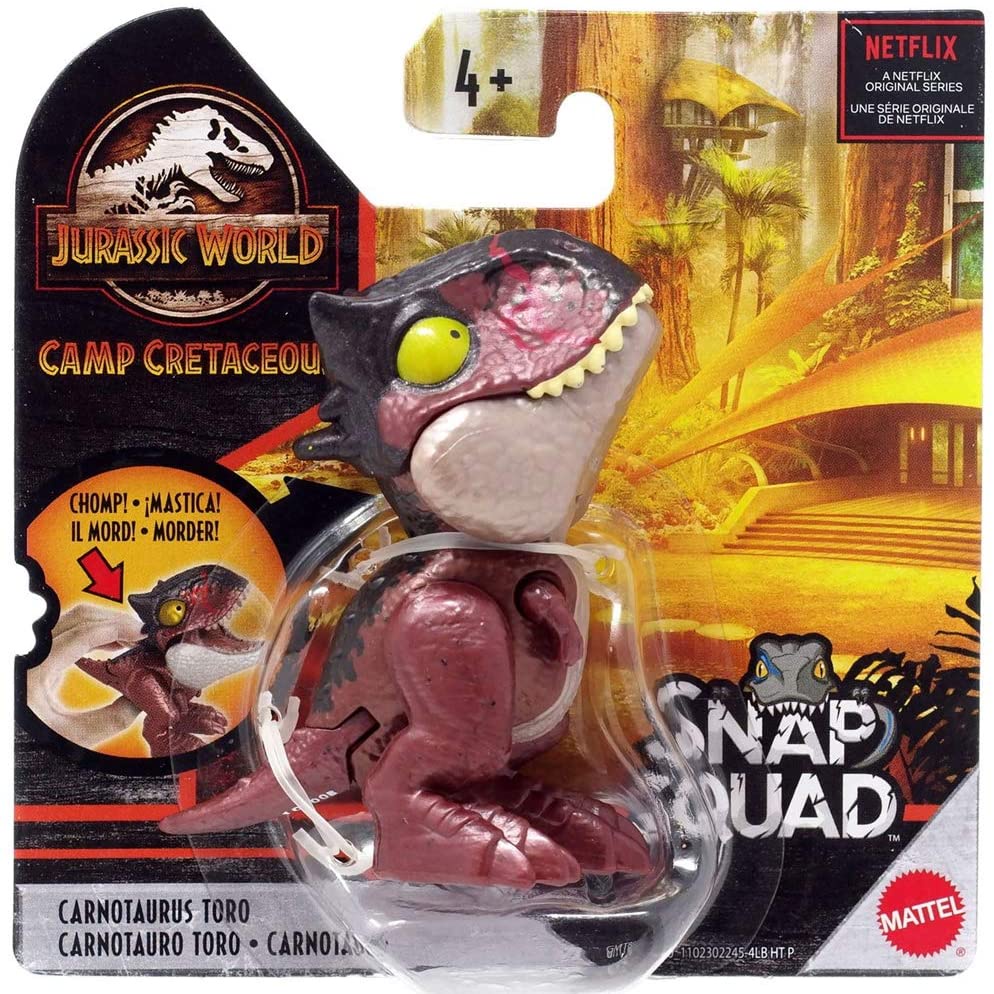 Jurassic World Camp Cretaceous Snap Squad Carnotaurus Toro Figure ...