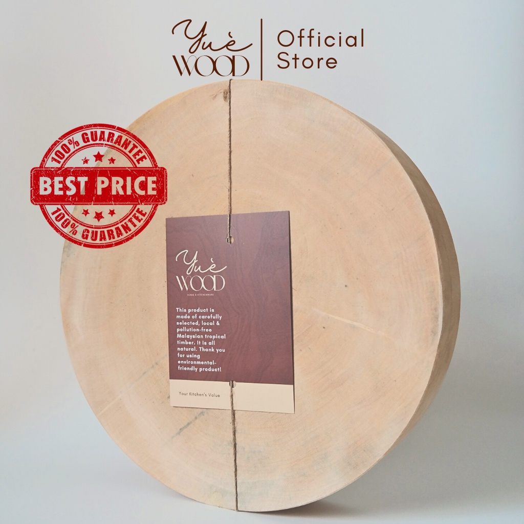 Yue Wood – Tembusu Chopping Board / Solid Wood Cutting Board / Papan ...