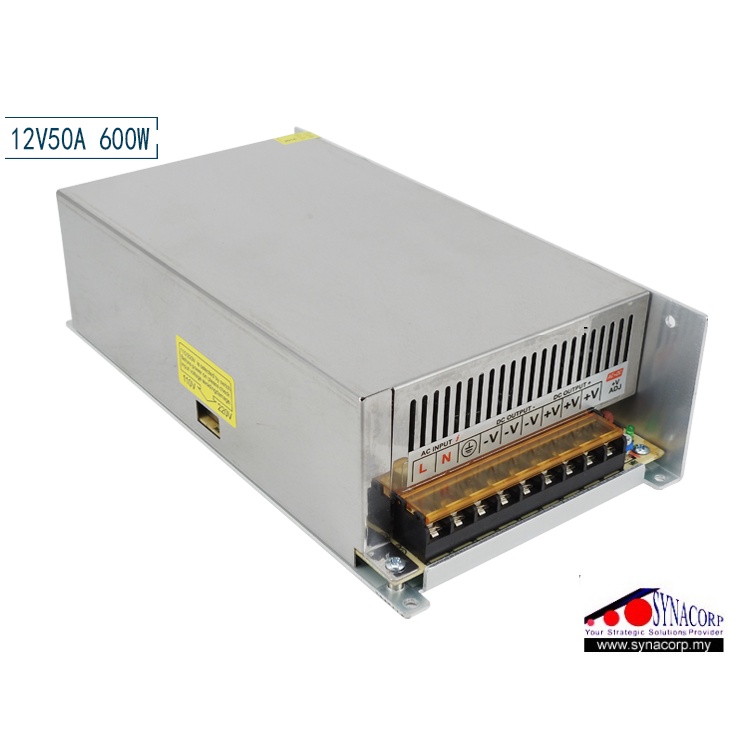 12V 50A 600W Switching Power Supply AC TO DC 12V 12VDC | Shopee Malaysia
