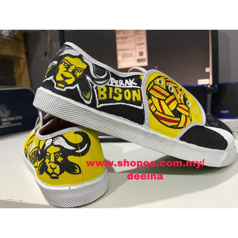 Kasut Nanyang / Breaker PERAK BISON Stylo Fancy Sepak Takraw STL Custom ...
