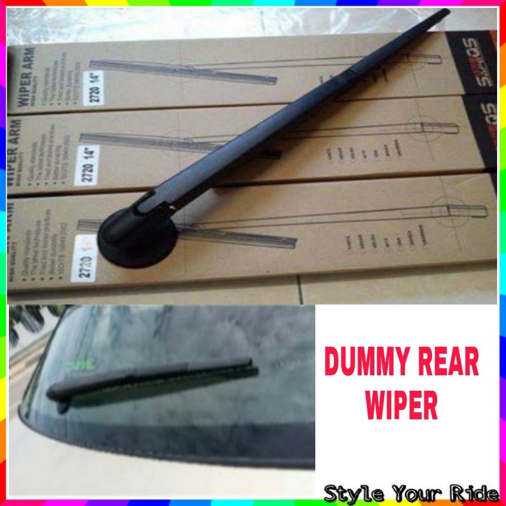 Universal Dummy GSR Rear Wiper 14" - FITS All Car (HONDA/TOYOTA/NISSAN ...