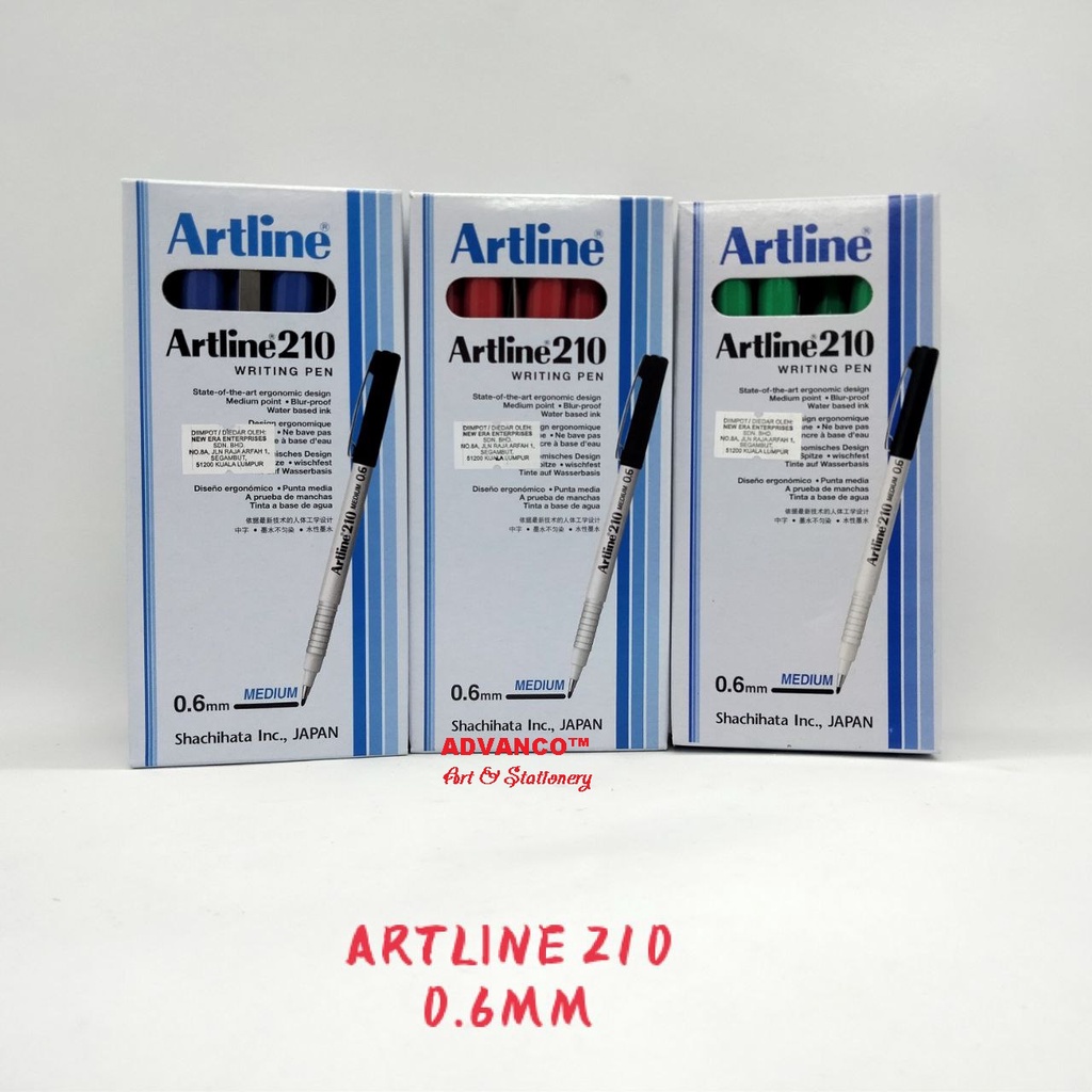 ARTLINE 210 (EK-210N) DRAWING PEN (0.6MM) READY STOCK (PRICE PER 1PC ...