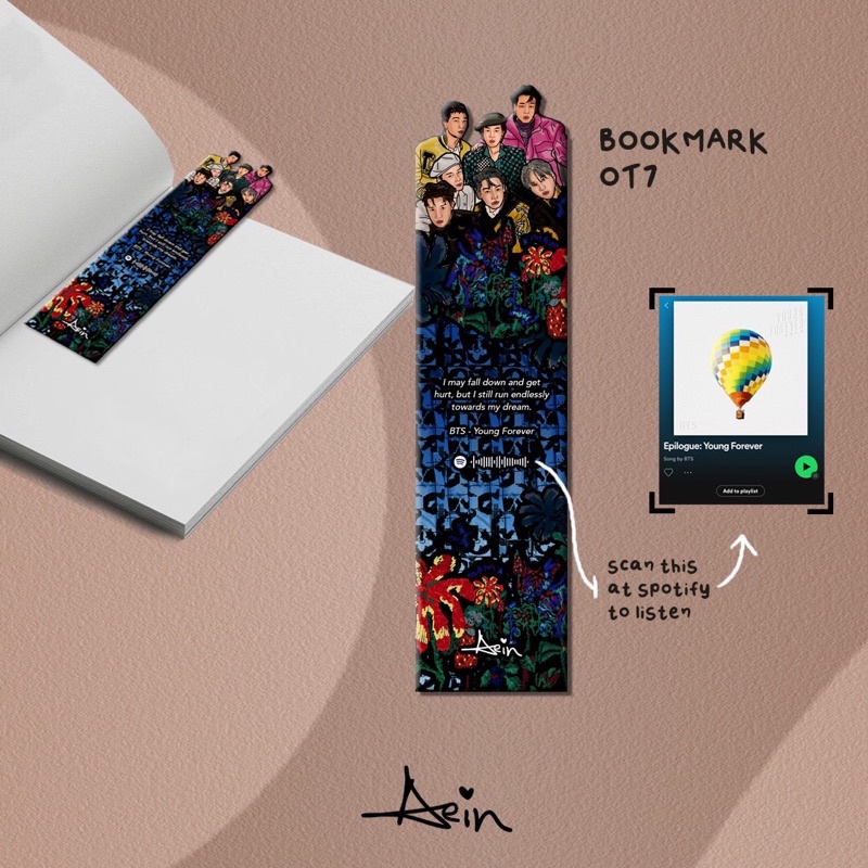 Bts Bookmark | Shopee Malaysia