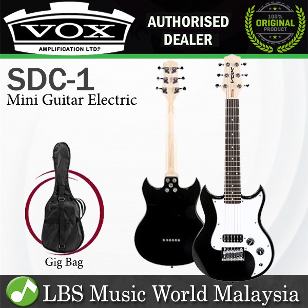 Vox SDC-1 Mini Poplar 6 Strings Humbucker Electric Guitar Black (SDC1 ...