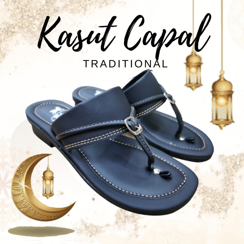Kasut Capal Traditional Lelaki/Chappal Lelaki Melayu/Kasut Sandal ...