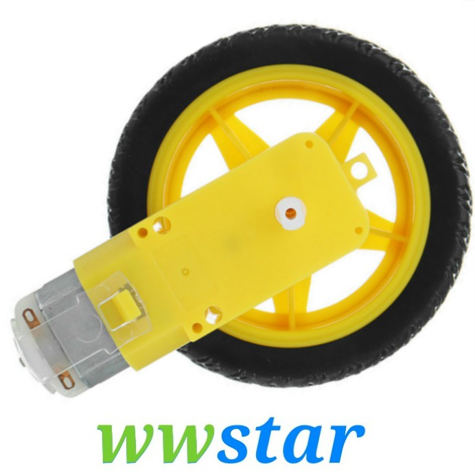 4pcs Smart Car Robot TT DC Motor with Wheel | Shopee Malaysia