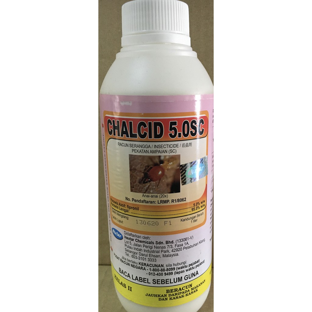 * ORIGINAL * Hextar Chalcid 5.0SC 1L / racun serangga / anai-anai ...