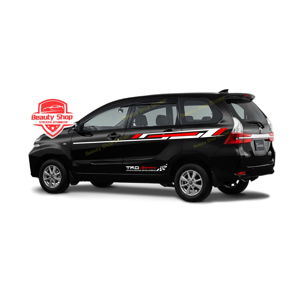 Toyota trd sportivo avanza Car sticker sticker innova fortuner stripe ...