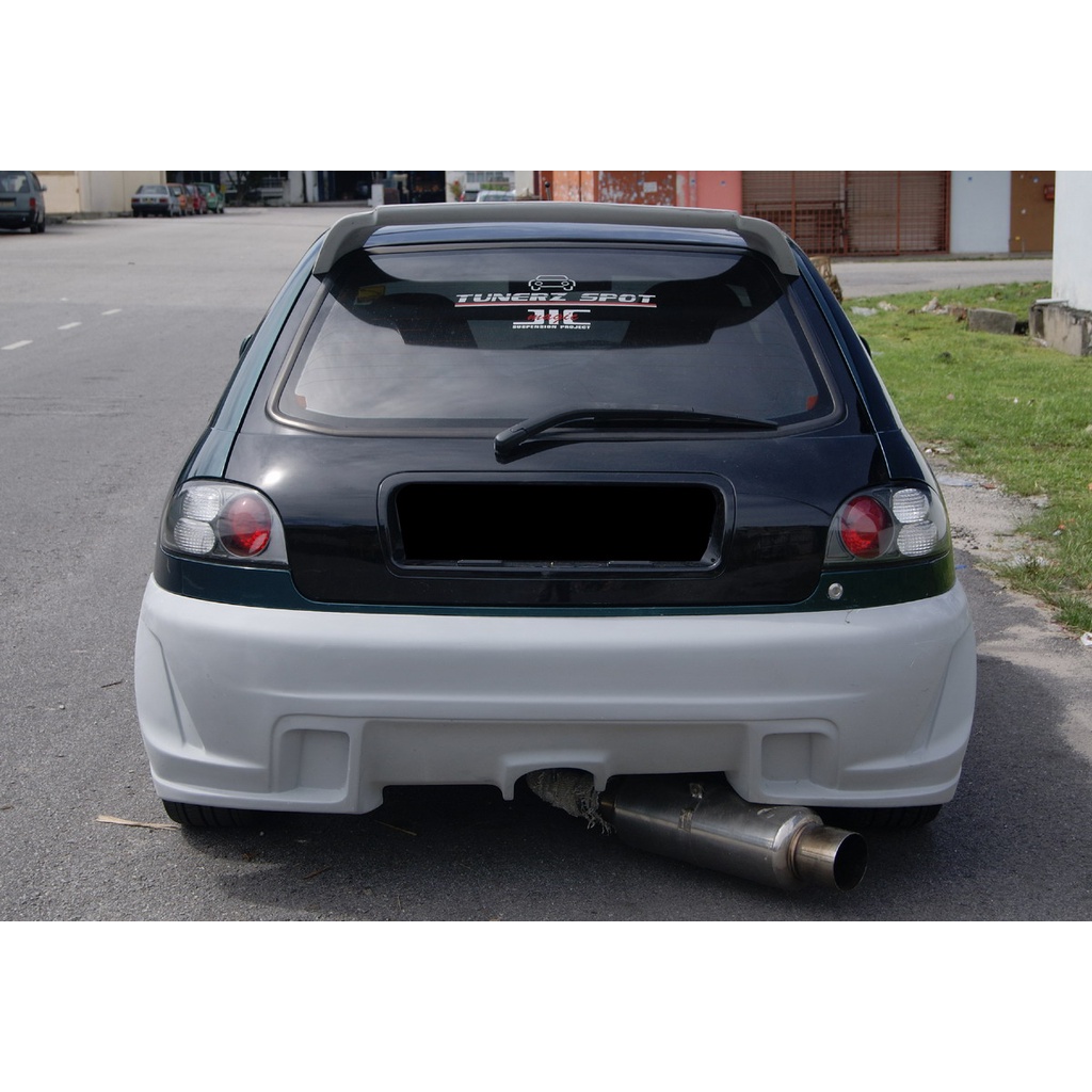 **PROTON SATRIA ( NEO R3 ) REAR BUMPER - PU & FIBRE | Shopee Malaysia