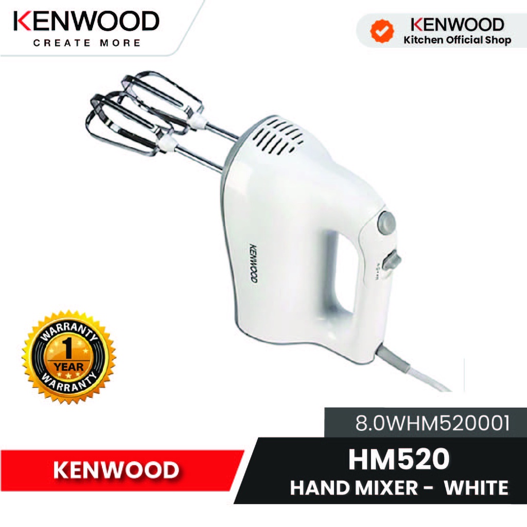 Kenwood HAND MIXER - HM520 WHITE Guaranteed | Shopee Malaysia