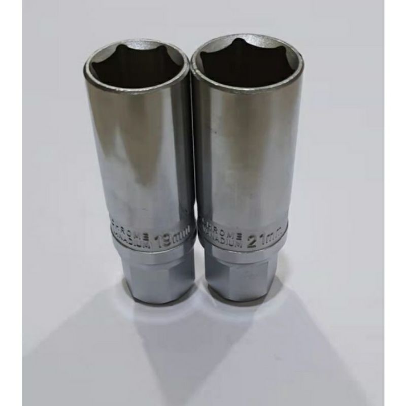 Sport rim nut opener scoket with rubber 19mm 21mm 6 point pembuka tayar ...