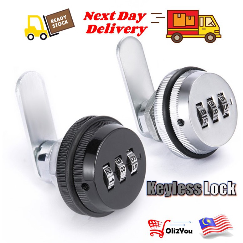 3 Digit Combination Keyless 3digit Pin Code Zink Alloy Mailbox Cabinet Letter Box Drawer Airbnb 