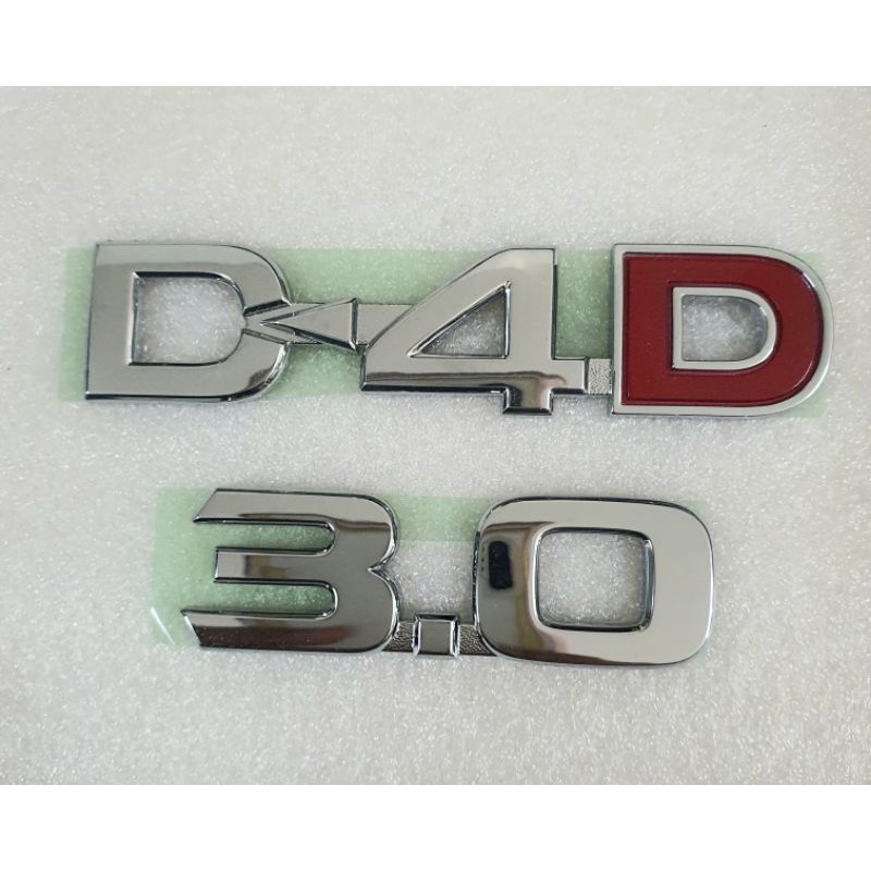D4D 3.0 Logo On The Side Of The Car TOYOTA VIGO FORTUNER "Original Part ...