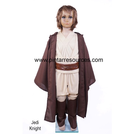 READY STOCK Cosplay Kids Children Jedi Knight Boy Costume Star War ...