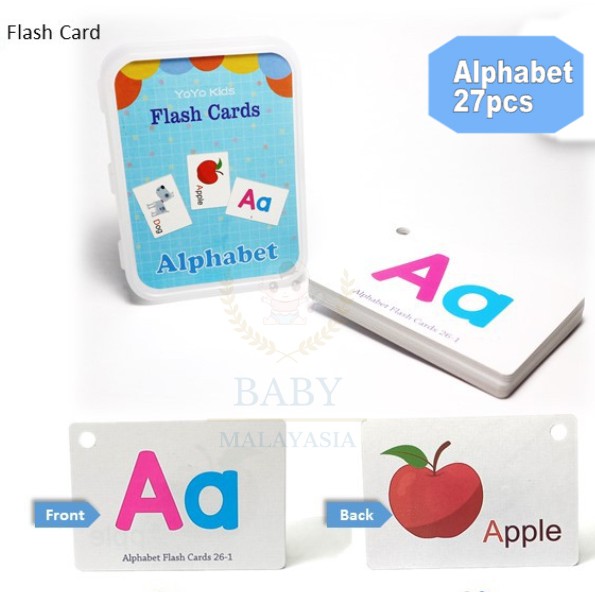 Early Learning English Flash Card Abc Card Kid Flash Card ABC Number ...