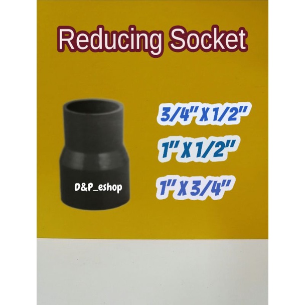 Reducing Socket Pvc Fitting Penyambung Paip Shopee Malaysia