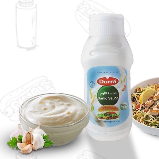 DURRA ( GARLIC - BBQ - MUSTARD ) SAUCE | Shopee Malaysia