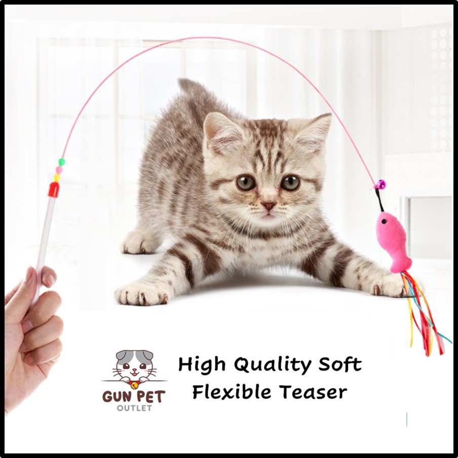 GUN PET Mainan Kucing Cat Toy Cat Teaser Scratch Ball Bell Ball pet 猫玩具 ...