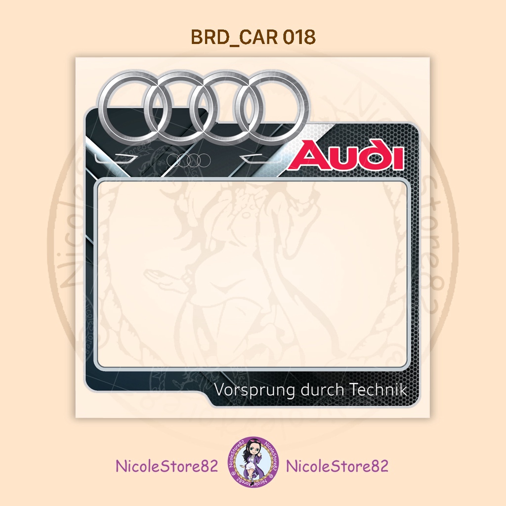 RoadTax Car Sticker Car Brand Audi | Shopee Malaysia
