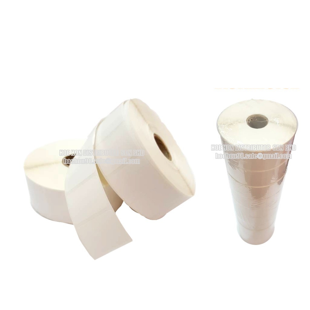 Barcode printer Label Sticker 35mm x 25mm Single Column 2000 Stickers ...