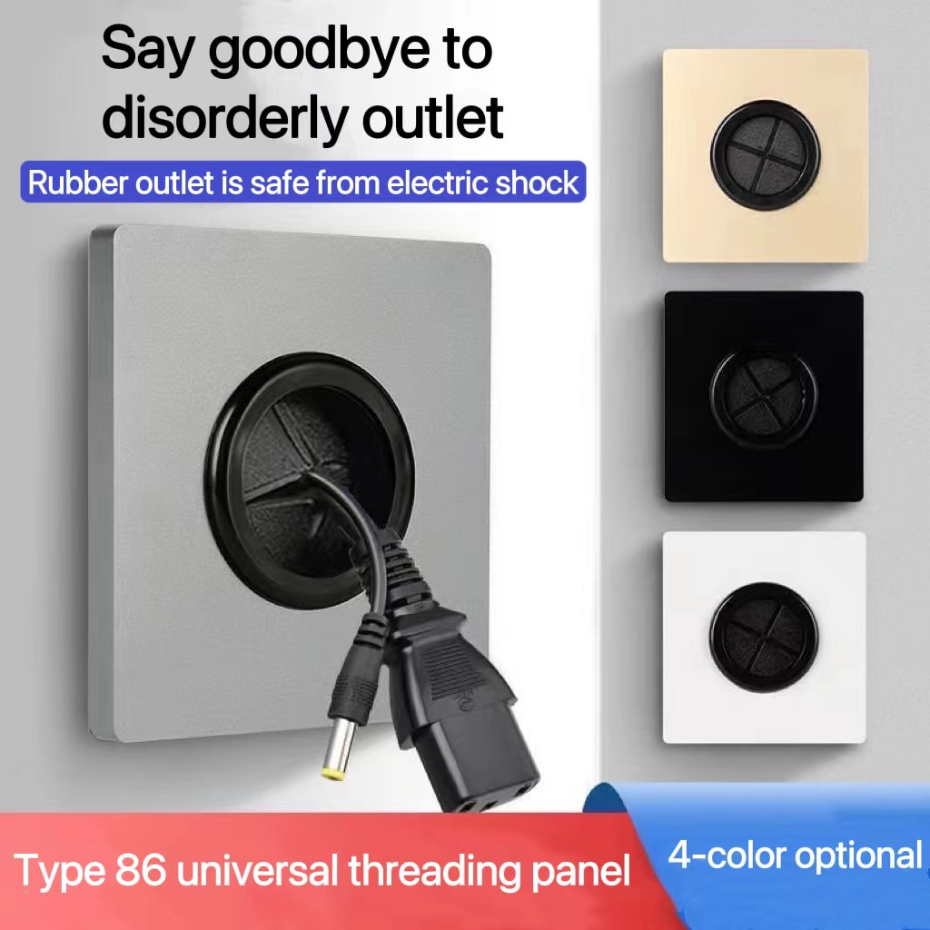 Spot 86 type blank panel outlet hole cover TV wall socket network cable ...