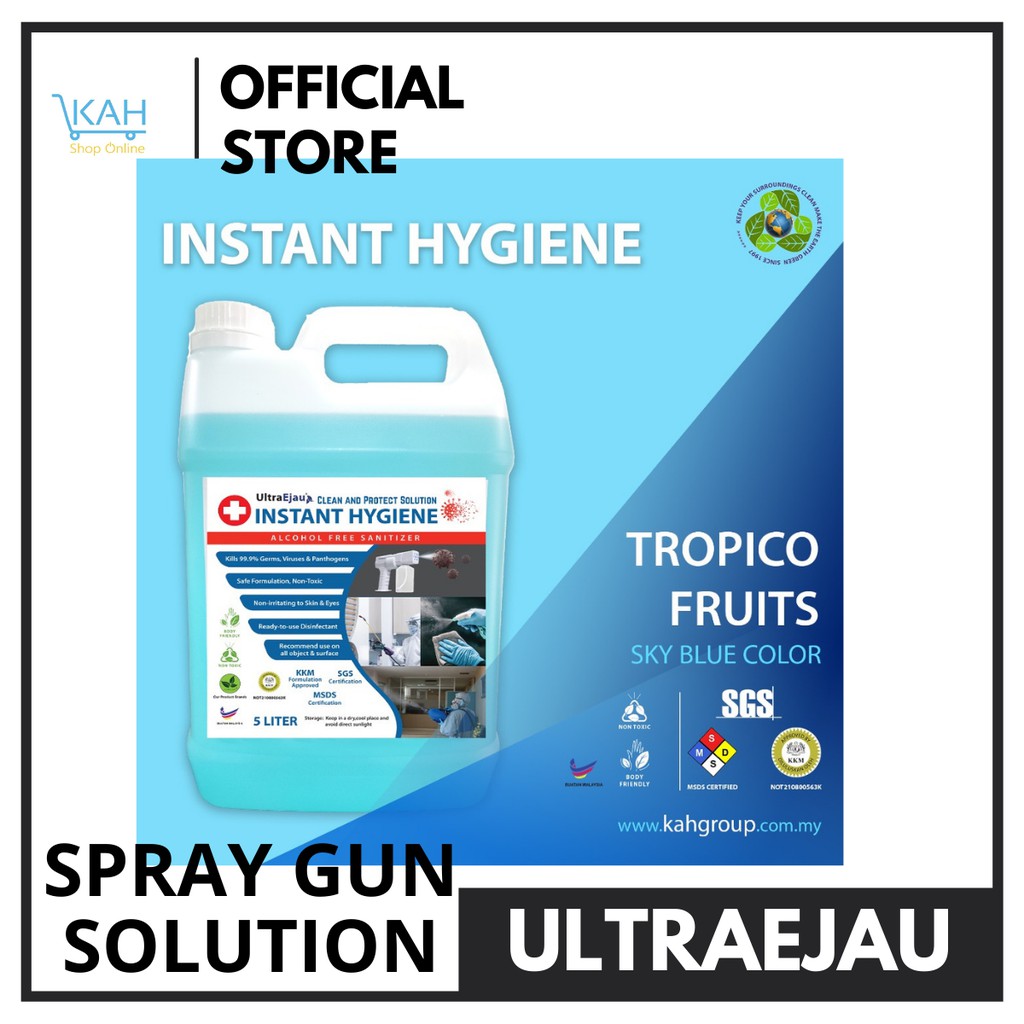 KKM APPROVED SAFETY🔥5 Liter Instant Hygiene Sanitizer Liquid ...