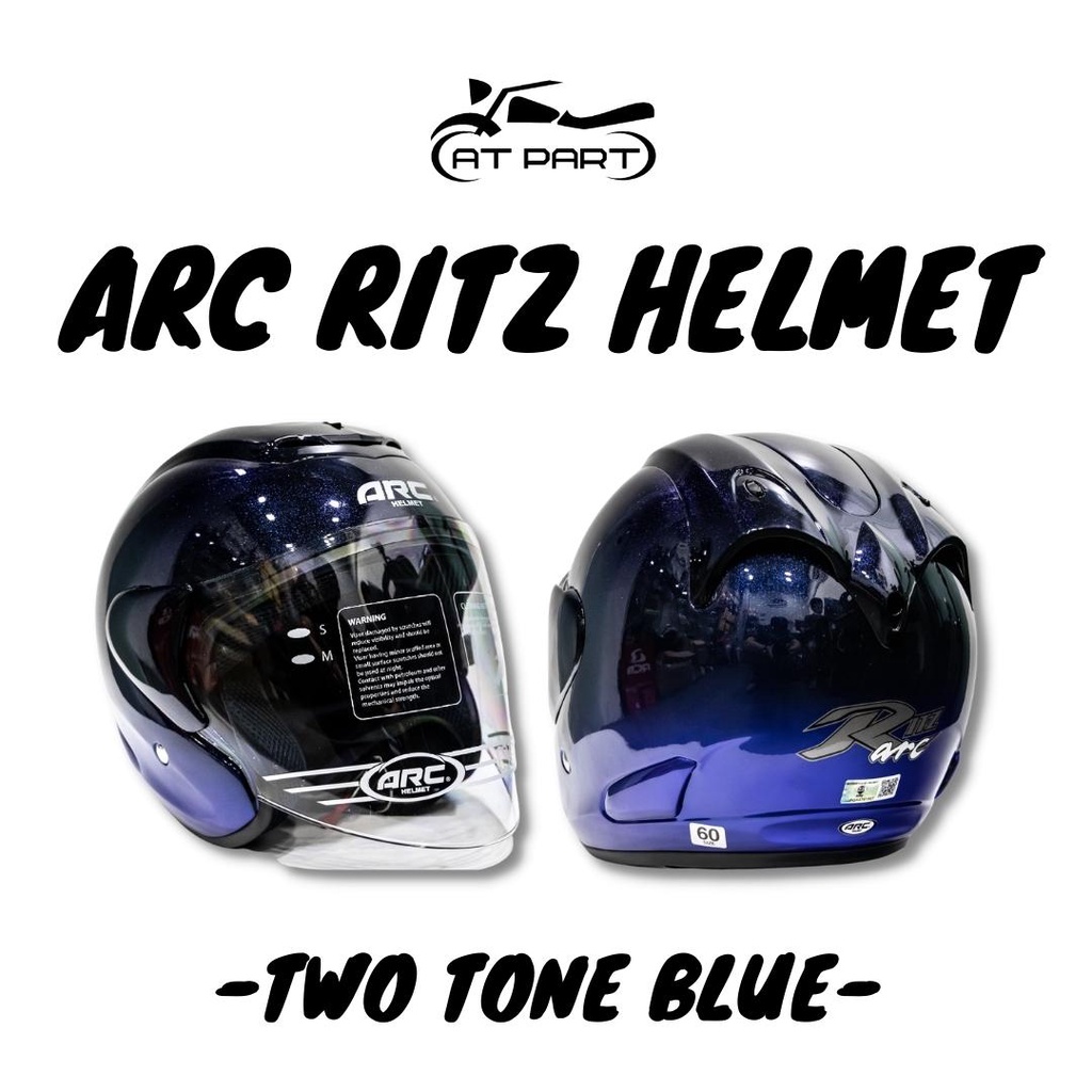 ARC RITZ HELMET 2TONE TWO TONE SPECIAL COLOUR ORIGINAL 100% (SPECIAL ...