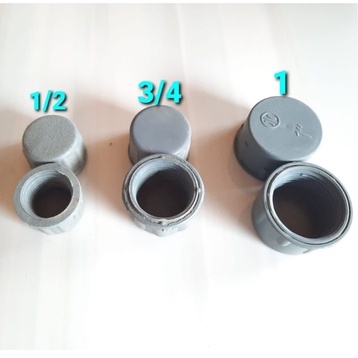 Drat Dop In PVC 1/2" 3/4" 1" inch | Shopee Malaysia