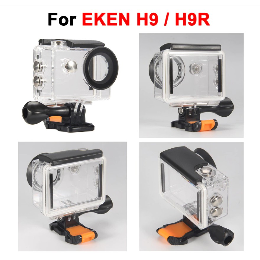 EKEN H9 H9R Action Camera Waterproof Case, 30M Diving Sports Waterproof ...