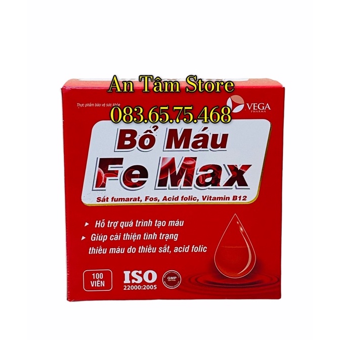 Fe Max Blood Supplementation Supports The Hematoma, Helps Improve Iron ...