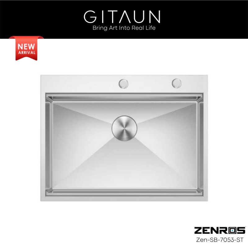 [FAUSTO] SUS304 Stainless Steel Single Bowl Sink / Under Mount Sink ...