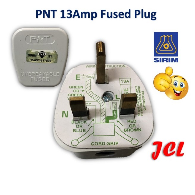 [ PNT ] 13Amp 3 Pin Plug Top With Sirim *Ready Stock* | Shopee Malaysia