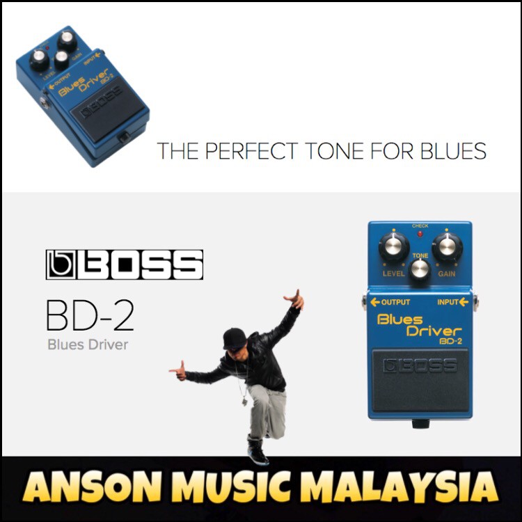 Boss BD-2 Blues Driver Pedal (BD2) | Shopee Malaysia