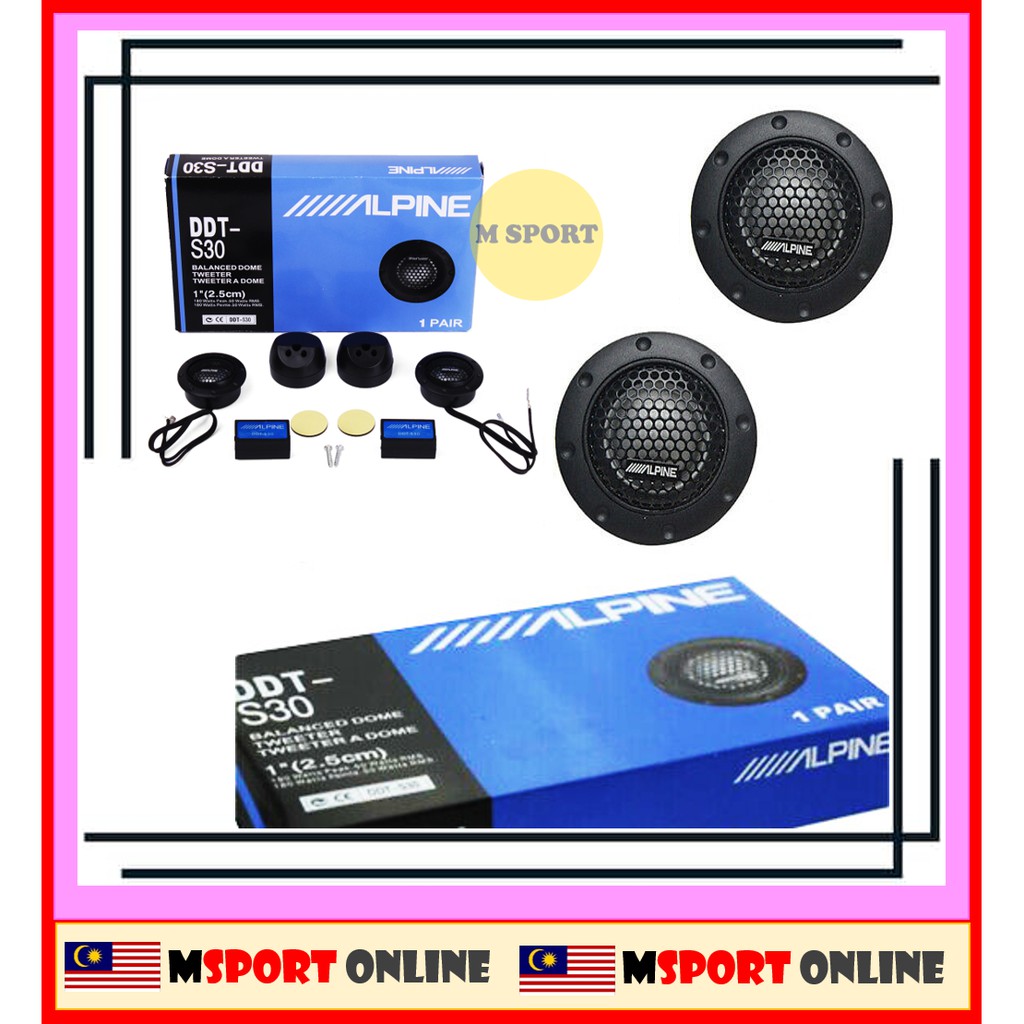 DDT-S30 ALPINE TWEETER | Shopee Malaysia